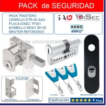 PACK TRASTERO ETR50 + 1 Keso 8000 MASTER REFORZADO 30+30 60mm + PLACA ...